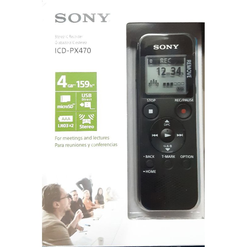 Sony Voice Recorder ICD-PX470. | Shopee Philippines