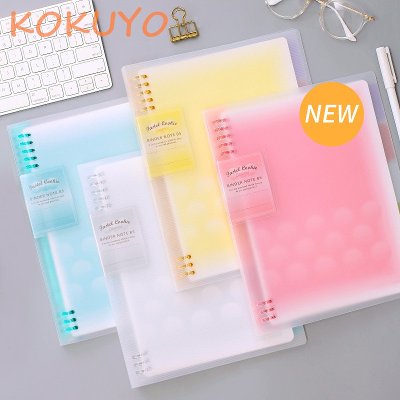 Kokuyo A5/B5 8 Hole Loose Leaf Binder Notebook | Shopee Philippines