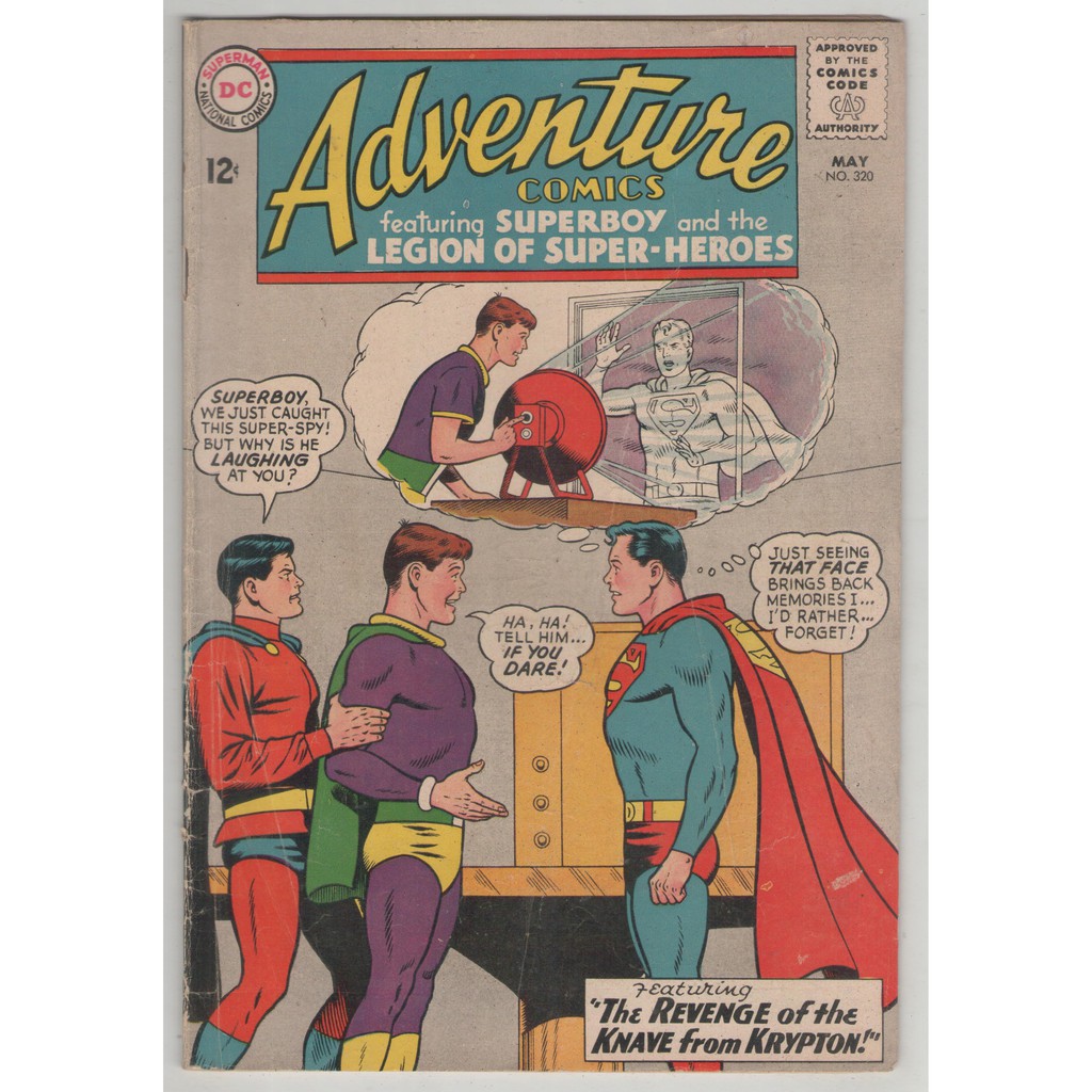 Adventure Comics 320, 322, 324, 336 (1964-1965) Legion of Super-Heroes ...