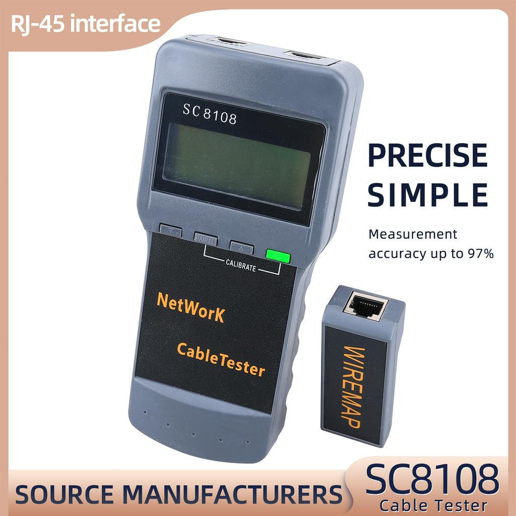 SC8108 Portable Multifunction Digital LCD Wireless PC Data Network CAT5 ...