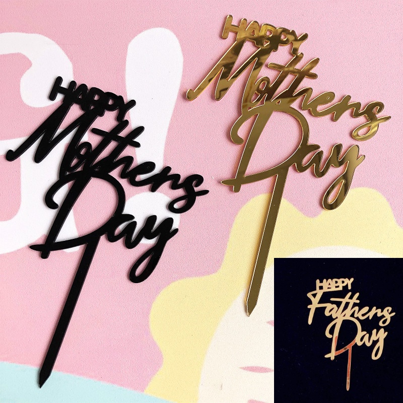 10pcs/set happy mothers day mother's day happy father's day acrylic ...