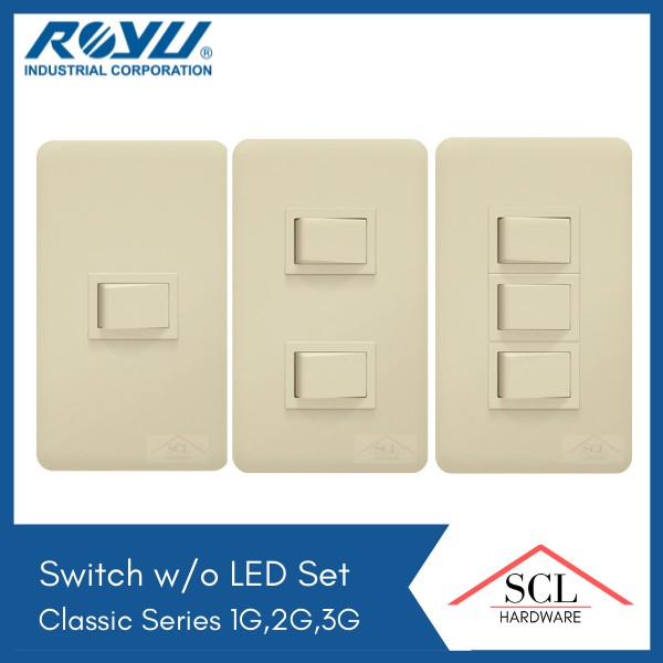 ROYU Classic Series Switch w/o LED set | Shopee Philippines
