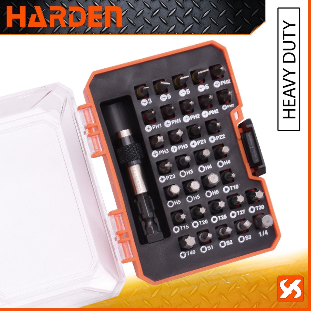 HARDEN 33pcs Repair Tool Kit Magnetic Screwdriver Bit Set | Shopee ...