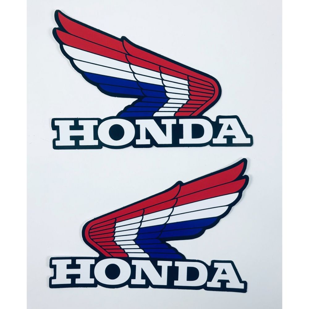 Honda Sticker Wing Retro Classic PVC Wings Logo Motorcycle Car JDM ...