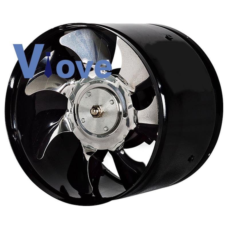 6 Inch High-Speed Exhaust Fan Kitchen Extractor Metal Toilet Fan220V ...