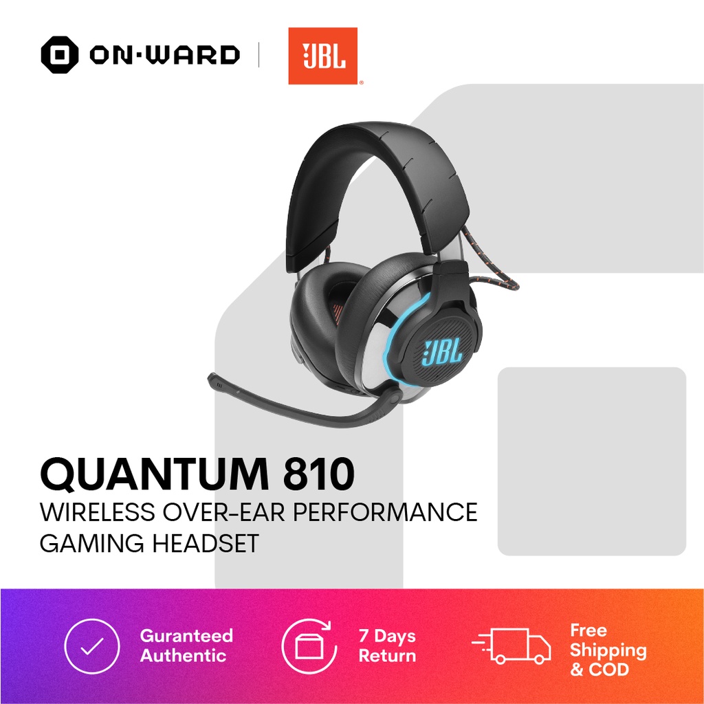 JBL Quantum 810 Wireless over-ear performance gaming headset with Active NC and Bluetooth ...