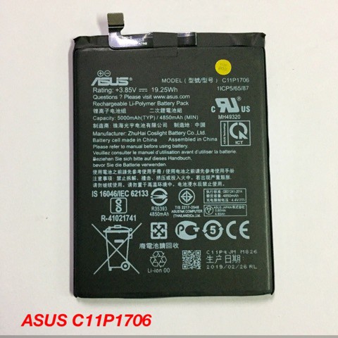 ASUS zenfone Max Pro M1 X00TDB zb601kl zb602kl C11P1706 Battery ...