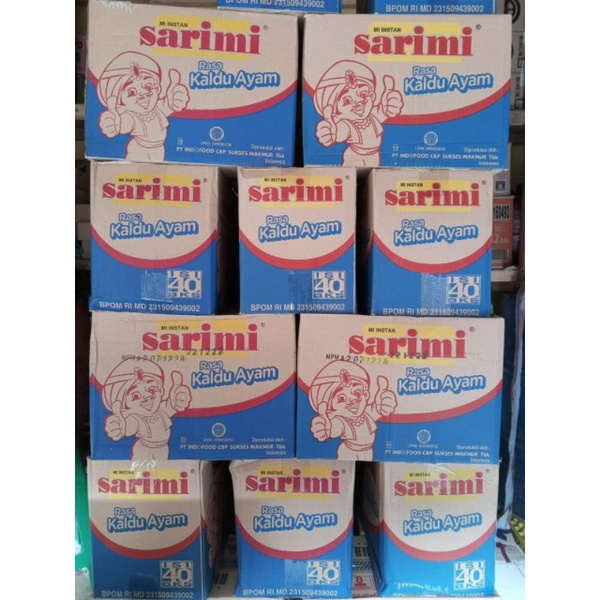 Mie Sarimi Mie Flavor Chicken Broth Price Per/ Box Contents 40pcs - Mie ...