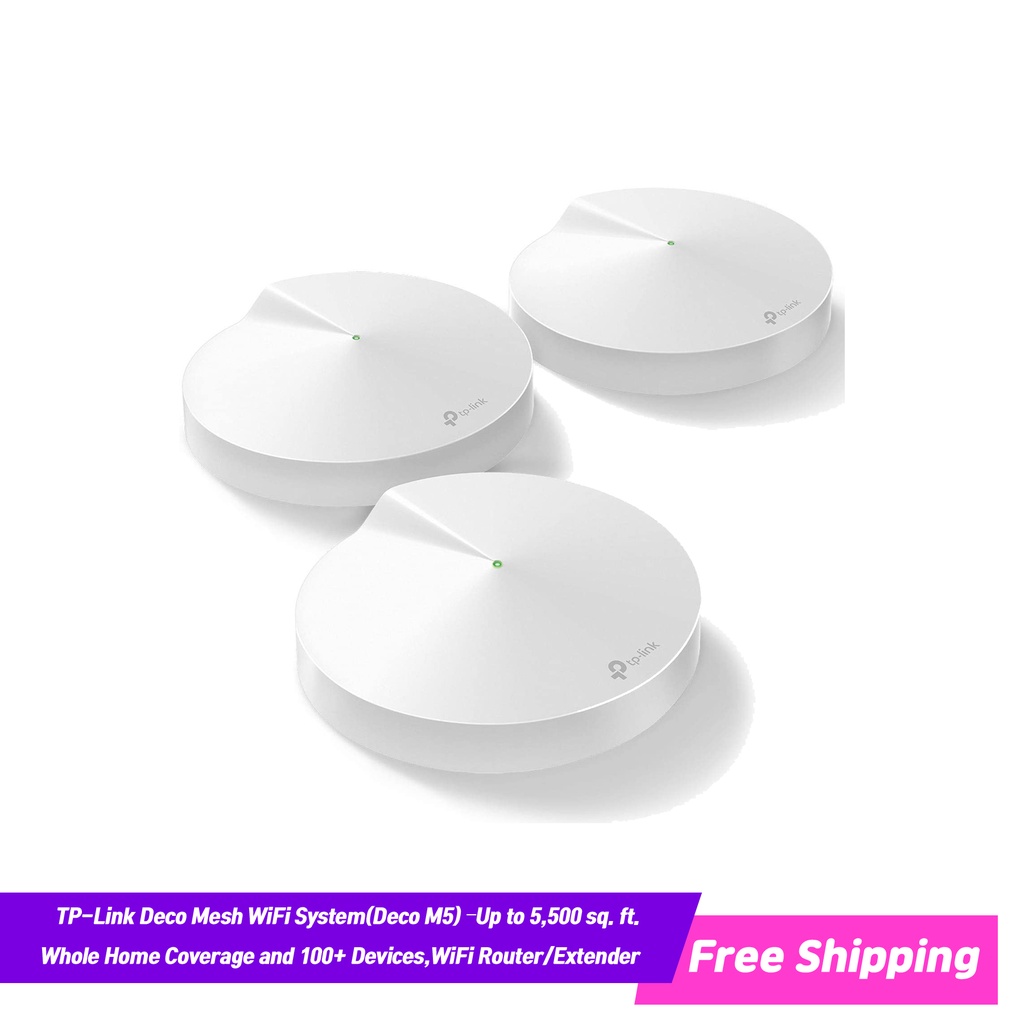 TP-Link Deco Mesh WiFi System(Deco M5) –Up to 5,500 sq. ft. Whole Home ...