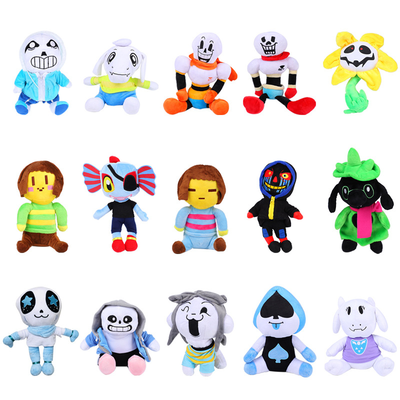 Undertale Kids Stuffed Toy Plush Doll Sans Papyrus Frisk Chara Temmie ...