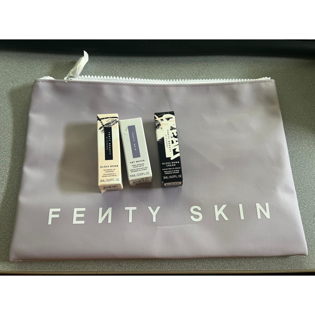 ON HAND! Authentic FENTY BEAUTY GIFT SET COMPLETE SET FENTY GLOW GLOSS ...