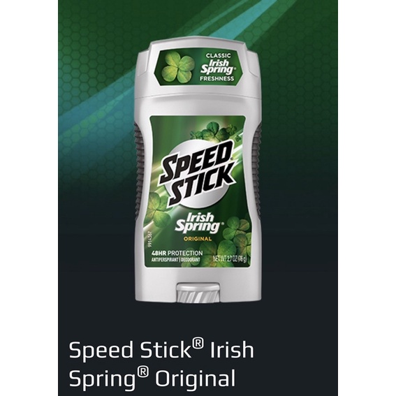 Speed Stick Irish Spring Original Antiperspirant Deodorant for Men ...