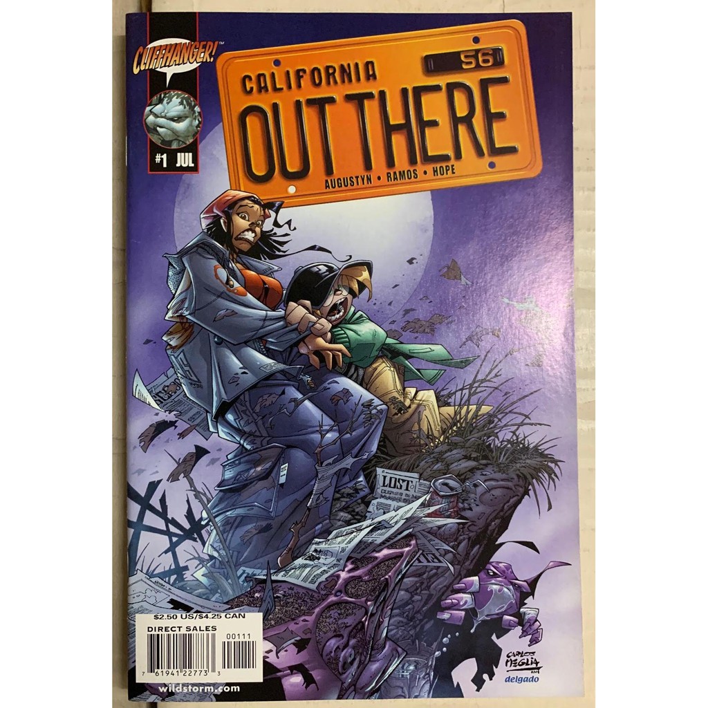 Cliffhanger Comics: 2001 - Out There #1 - Alternate cover by Carlos ...