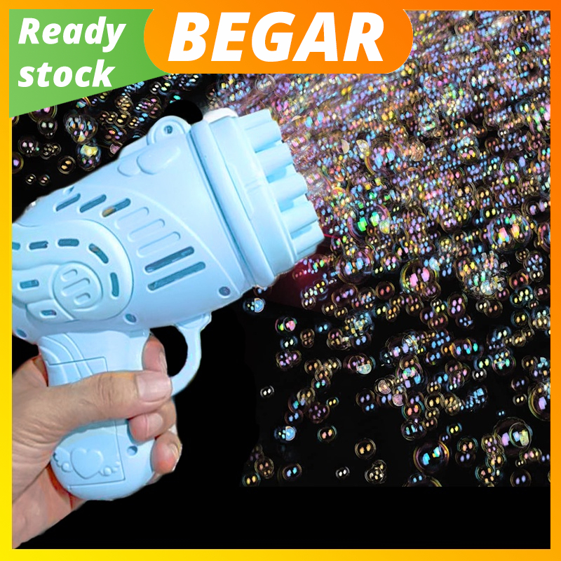 Bubble Machine Guns 23 Holes Automatic Bubble Machine Gun for Indoor ...