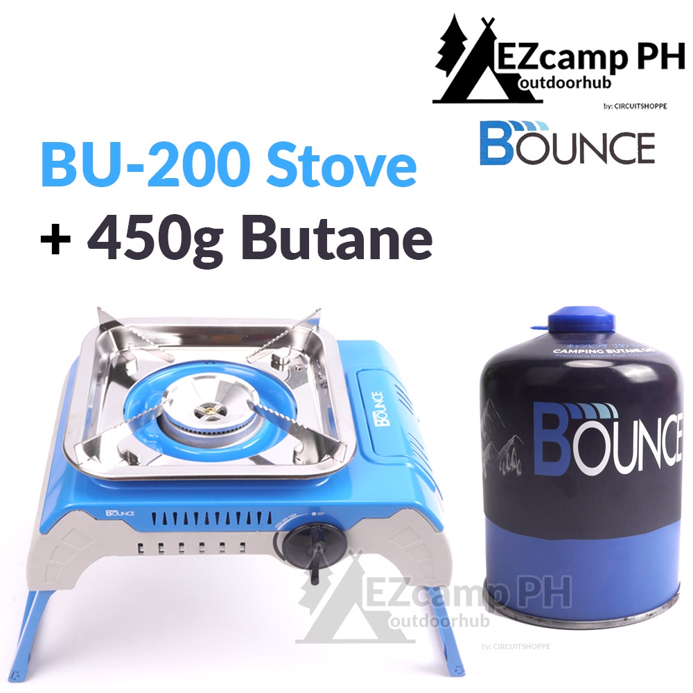 BOUNCE BU-200 Camping Portable Butane Stove for Screw Type Gas Outdoor ...
