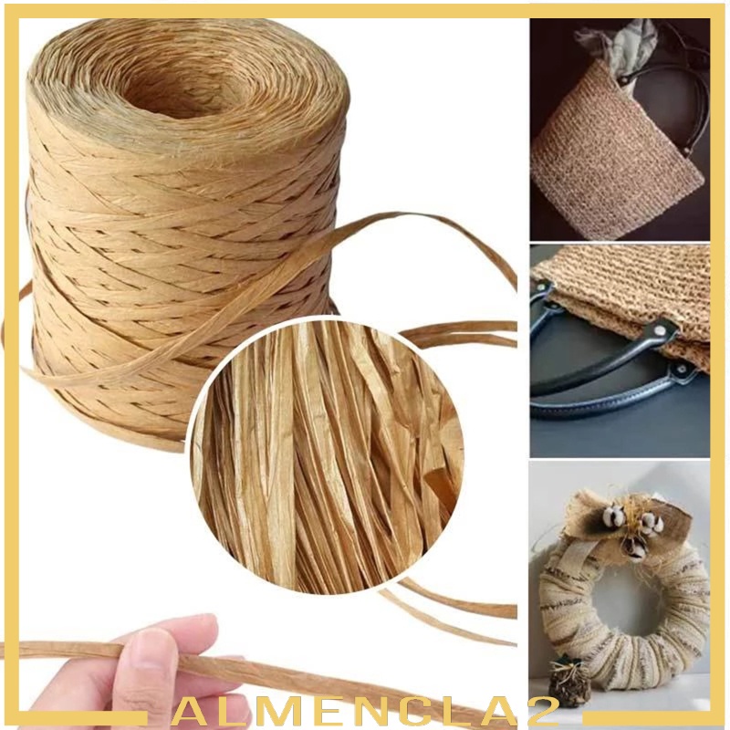 [ALMENCLA2] 218.72Yards Raffia Ribbon, 656 Feet Ribbon for Gift ...