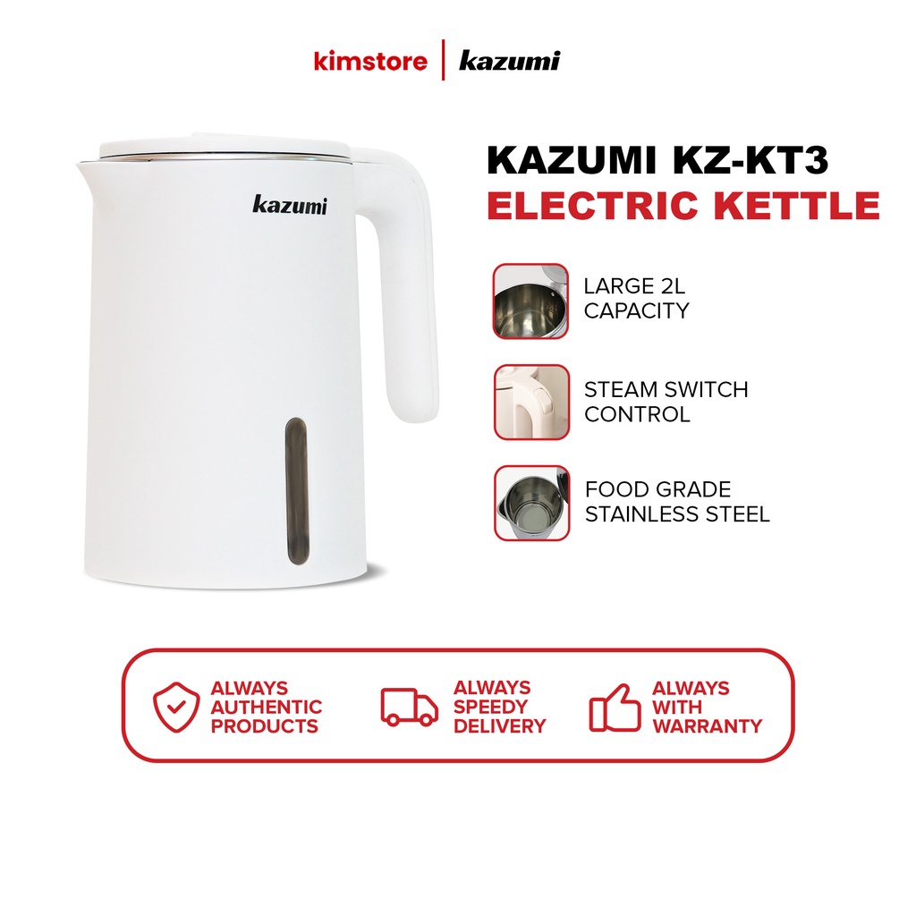 Kazumi KZ-KT3 2L SIngle-Walled Kettle | Shopee Philippines