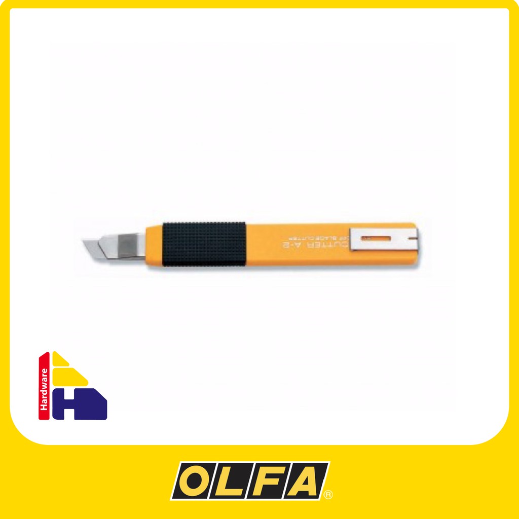 OLFA Standard Cutter With Anti Slip Rubber Grip 9mm (A-2) | Shopee Philippines