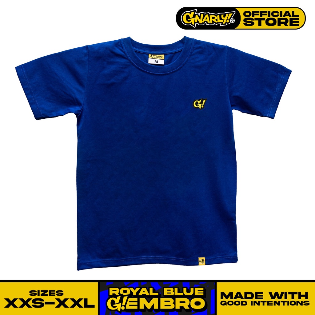 Gnarly! Royal Blue G Embro | Shopee Philippines