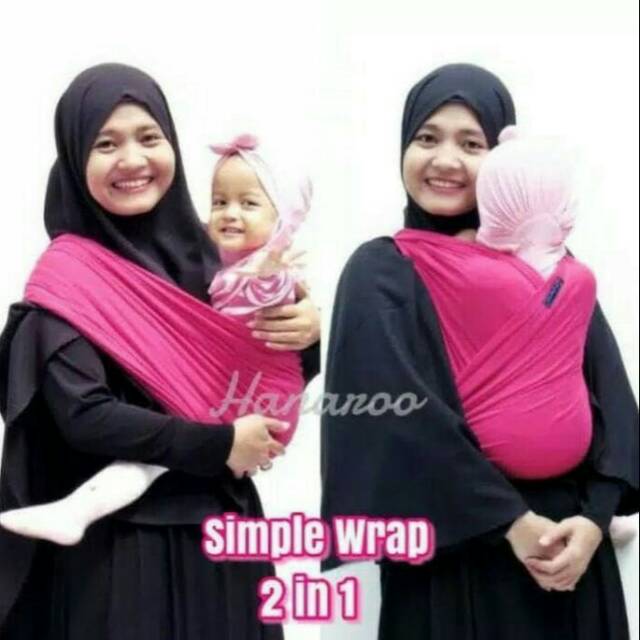 Geos Hanaroo Simple Wrap 2 in 1 Simple Practical Baby T-shirt Carrier ...