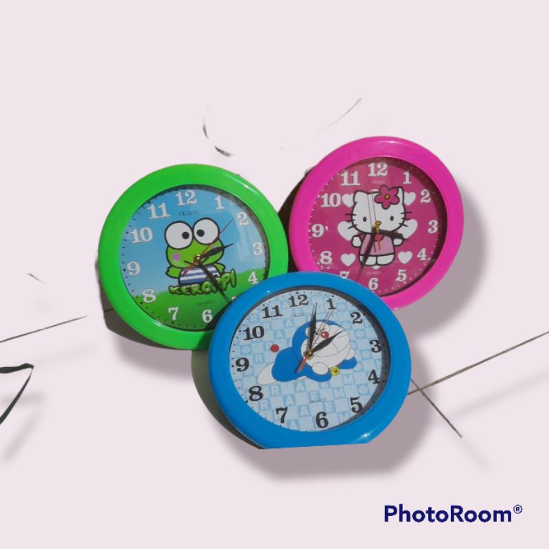 Doraemon Character Wall Clock Hellokitty Keropi Child Wall Clock ...