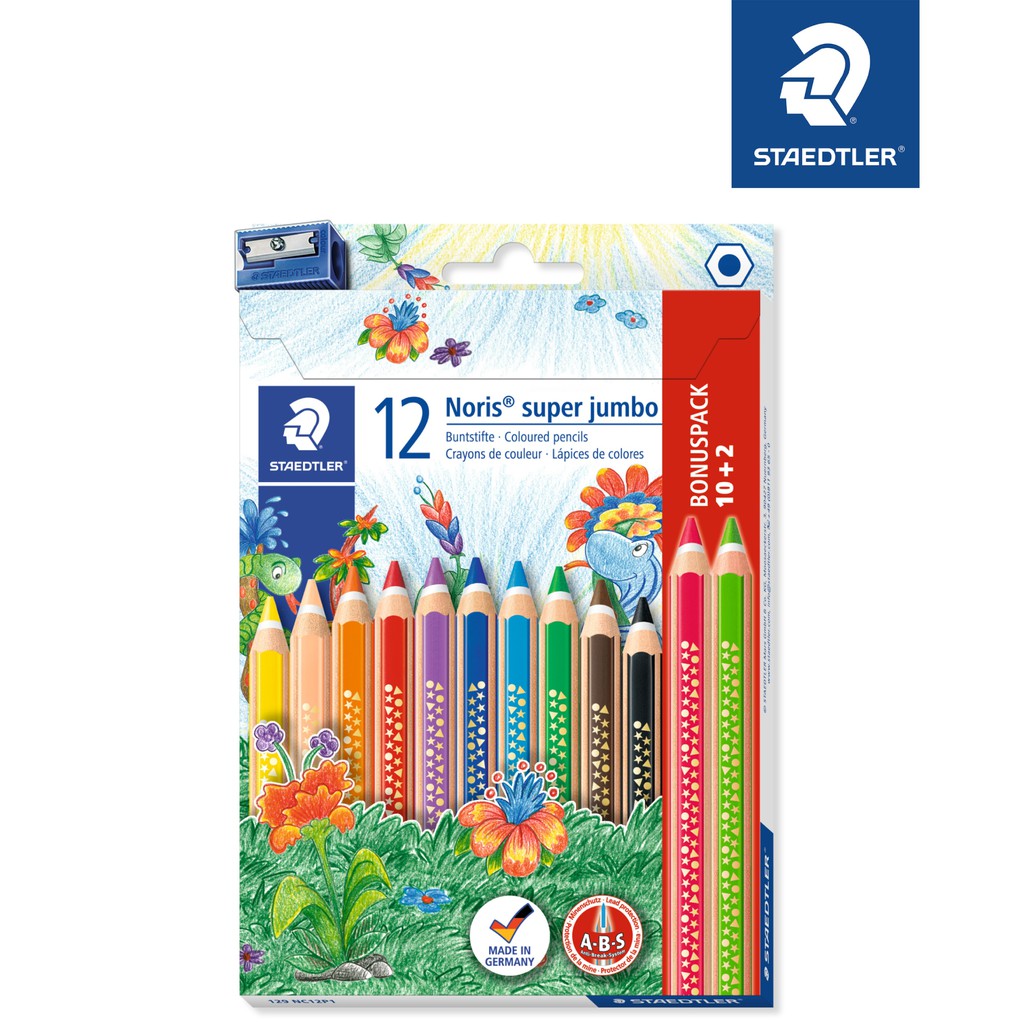 Staedtler Noris Club Super Jumbo Colored Pencil | Shopee Philippines