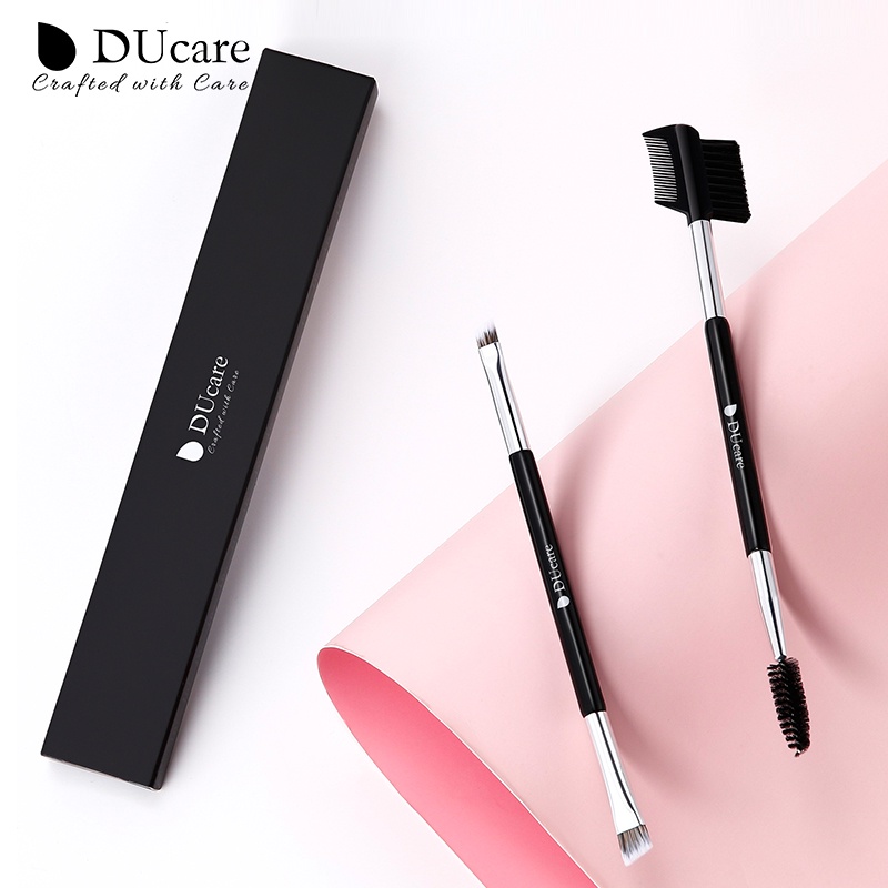 DUcare Eyebrow Brush 2Pcs Professional Angled Eye Brow Brush and ... DUcare Eyebrow Brush 2Pcs Professional Angled Eye Brow Brush and ...