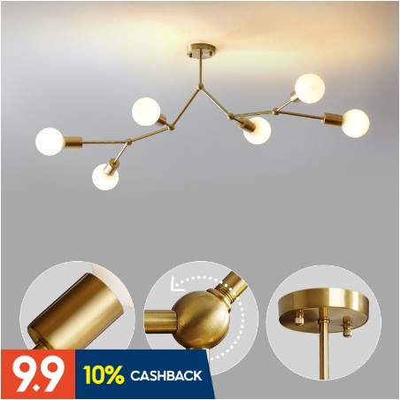 [Free light bulb] King Witt/American style chandelier/ceiling lamp ...
