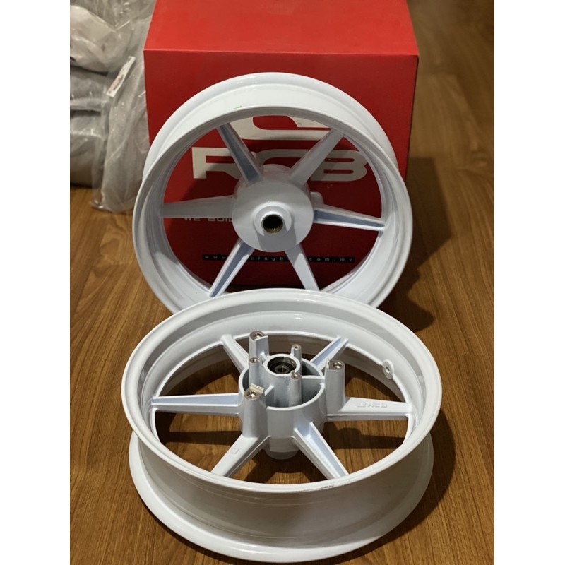 RCB MAGS NMAX ( V2 2020 ) white and gold | Shopee Philippines