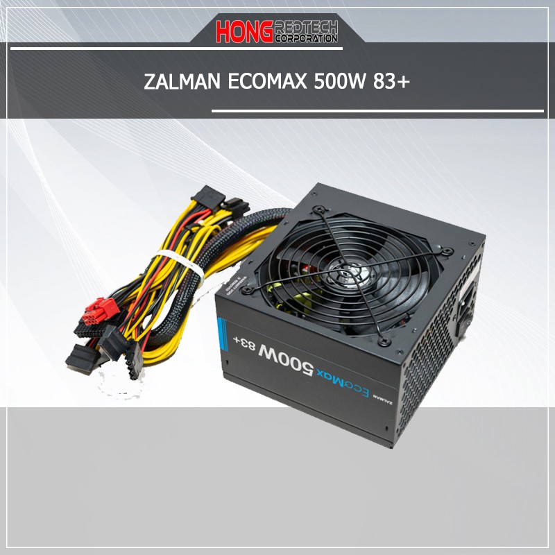 ZALMAN EcoMax 500W 83+ POWER SUPPLY | Shopee Philippines