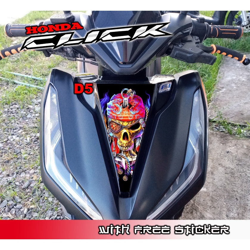 Honda Click Front Panel Sticker Decal GRAPHIC Design | Shopee Philippines