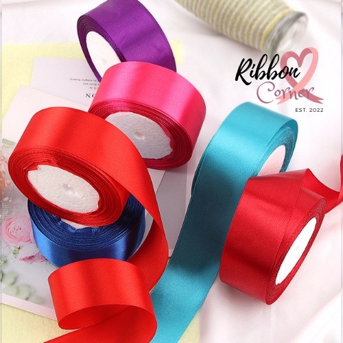 4cm Satin Ribbon Roll Gift Packaging DIY Holiday Birthday Regalo (25 ...
