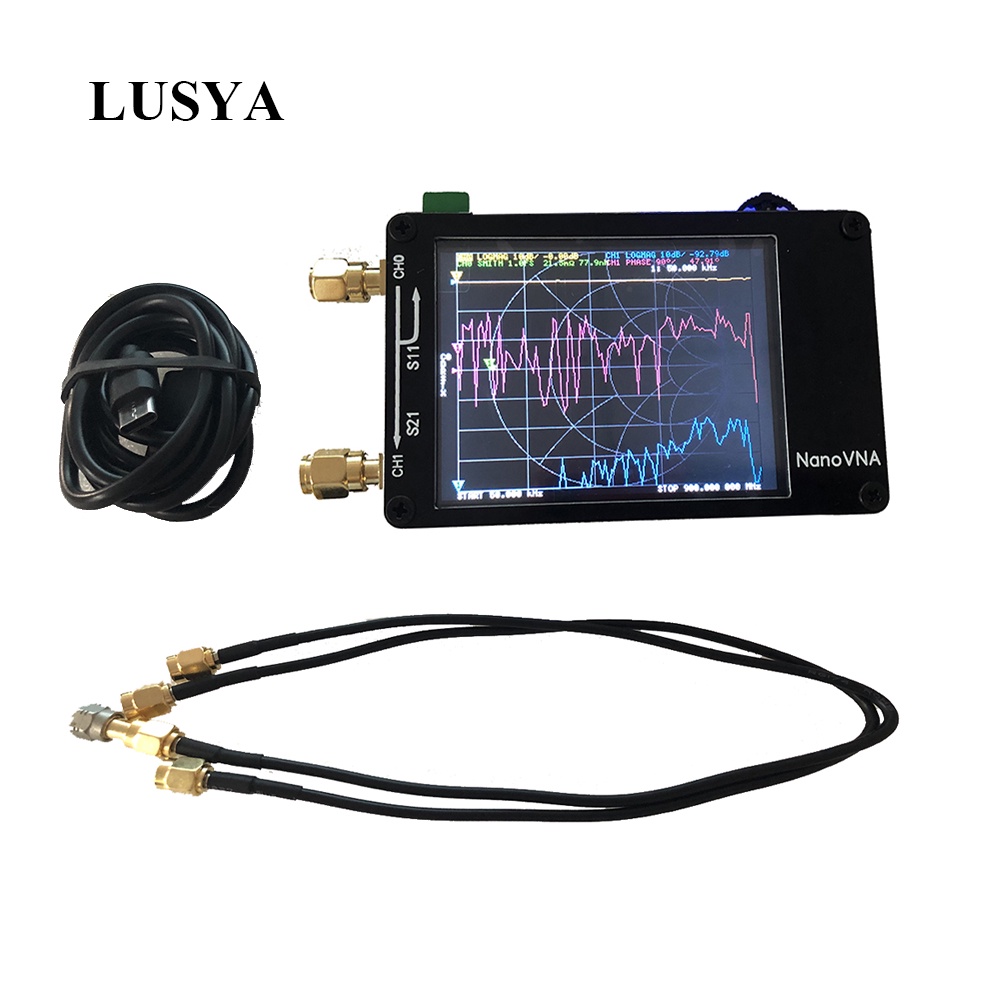 Lusya 2.8 Inch Touch Screen NanoVNA hugen HF VHF UHF UV Vector Network ...