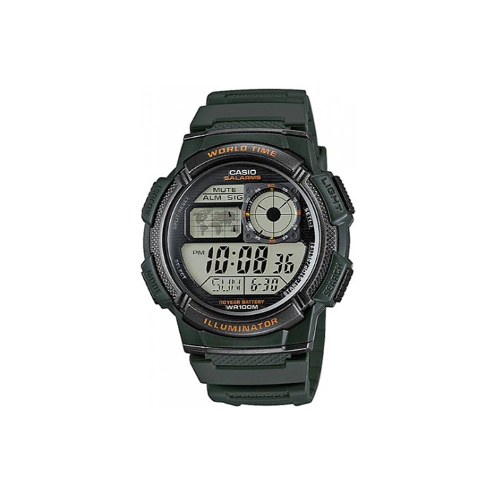 Casio Youth Digital Grey Dial Men's Watch-AE-1000W-3AVDF | Shopee Philippines