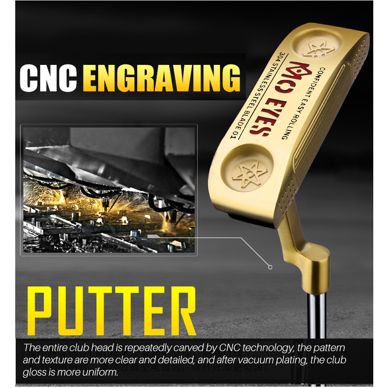 PGM Mo Eyes Series Professional Curved Face Design Right Handed Golf ...