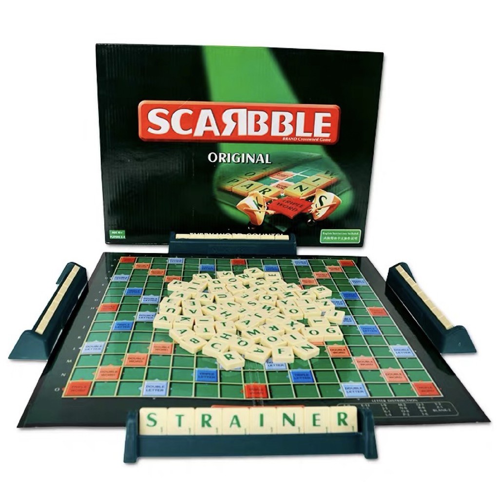 English Word Spelling Board Gaming Scrabble Board Game Family Games ...