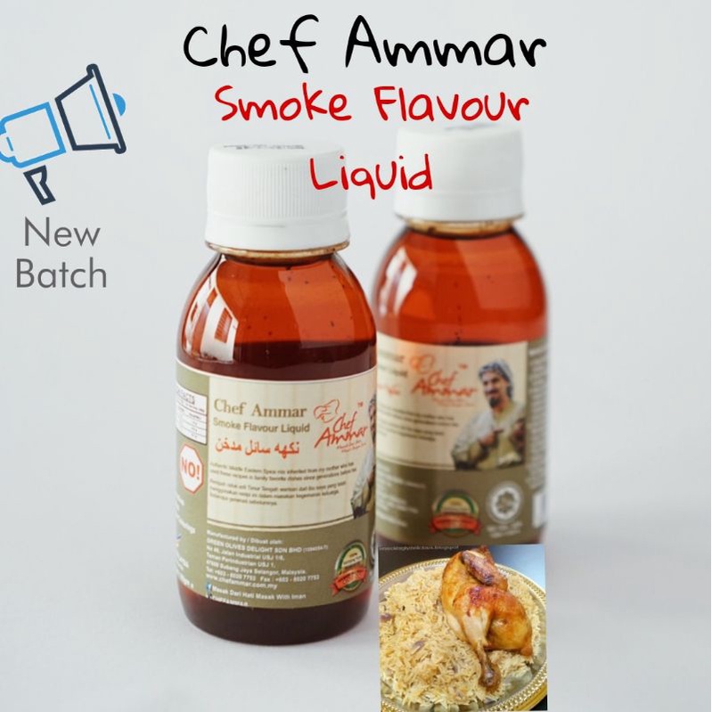 1 Bottle Of Chef Ammar Smoke Flavor Liquid For Mandy, Kabsah. Spices Of ...