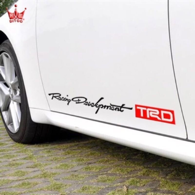 2pcs TRD Racing Development Sticker (22inchesx2inches) | Shopee Philippines