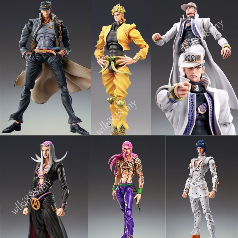 Anime JoJo Bizarre Adventure Action Figure Josuke Higashikata Kujo ...