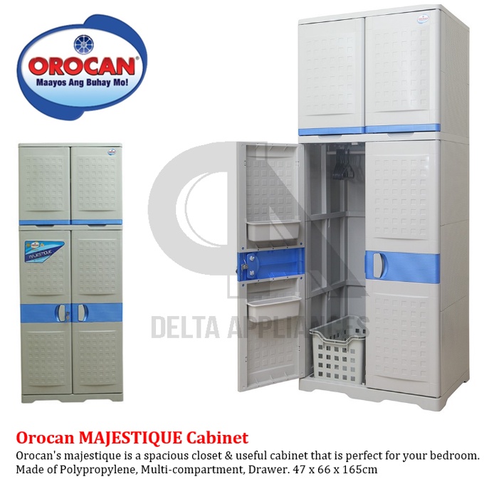 Orocan MAJESTIQUE Plastic Cabinet | Shopee Philippines