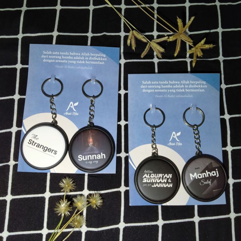 GANTUNGAN Reversible Keychain (two sides) - Islamic Quotes (A) | Shopee ...
