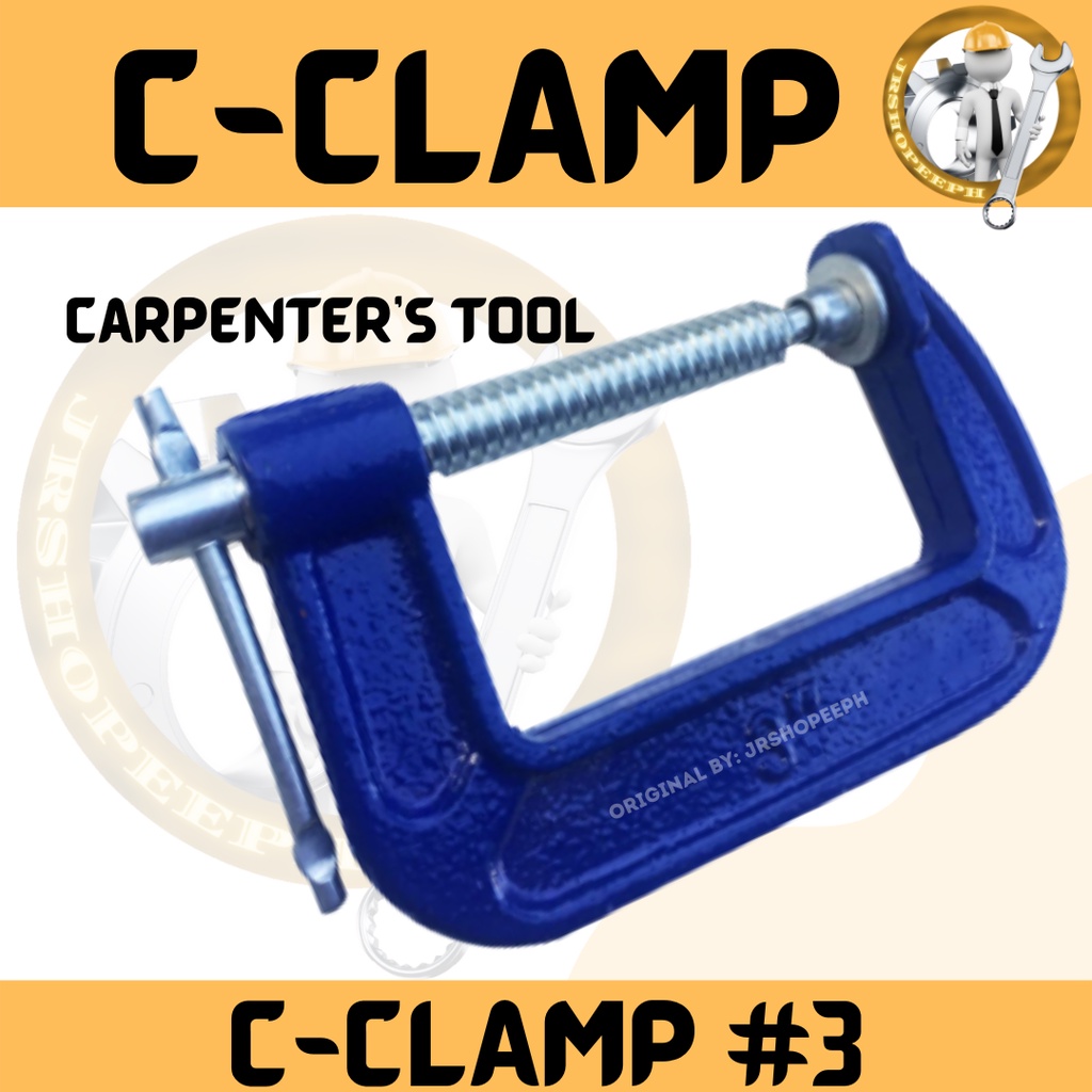 Jrshopeeph C-Clamp #3 High Quality For Carpentry Home And Improvement ...
