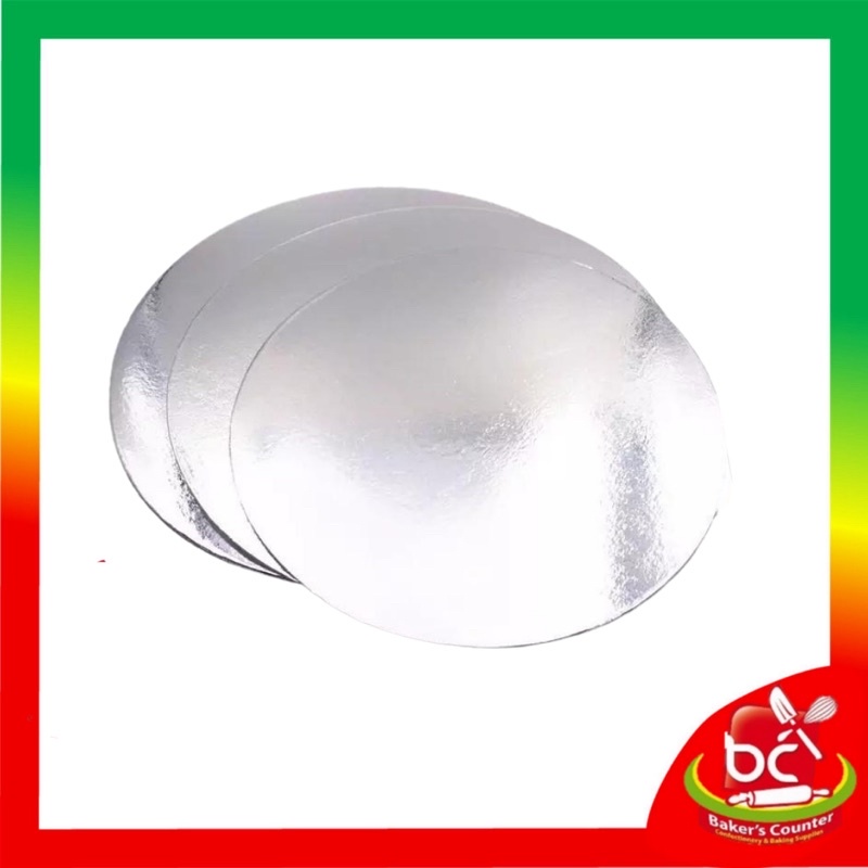 Cake Board Round | Silver & Gold (5’s) | Shopee Philippines