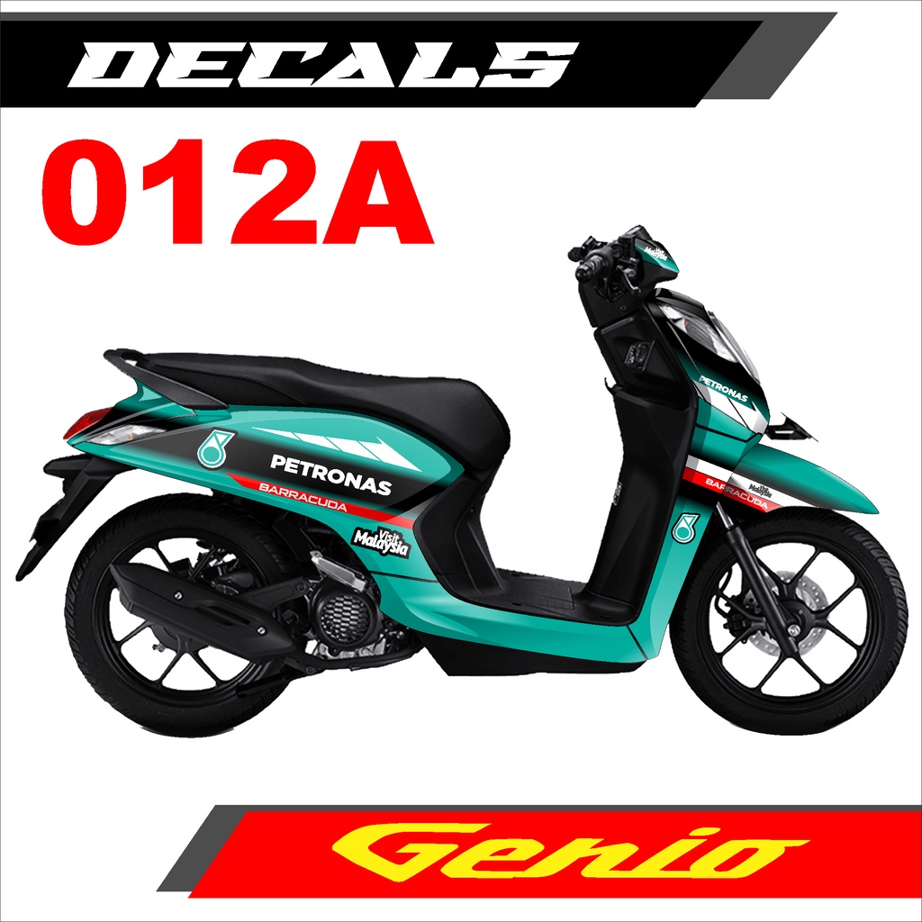 Decal Sticker- Sticker Sticker Fullbody HONDA Genio Design PETRONAS ...