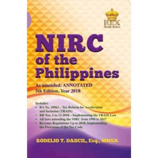 DASCIL-NIRC OF THE PHILIPPINES 2018 | Shopee Philippines