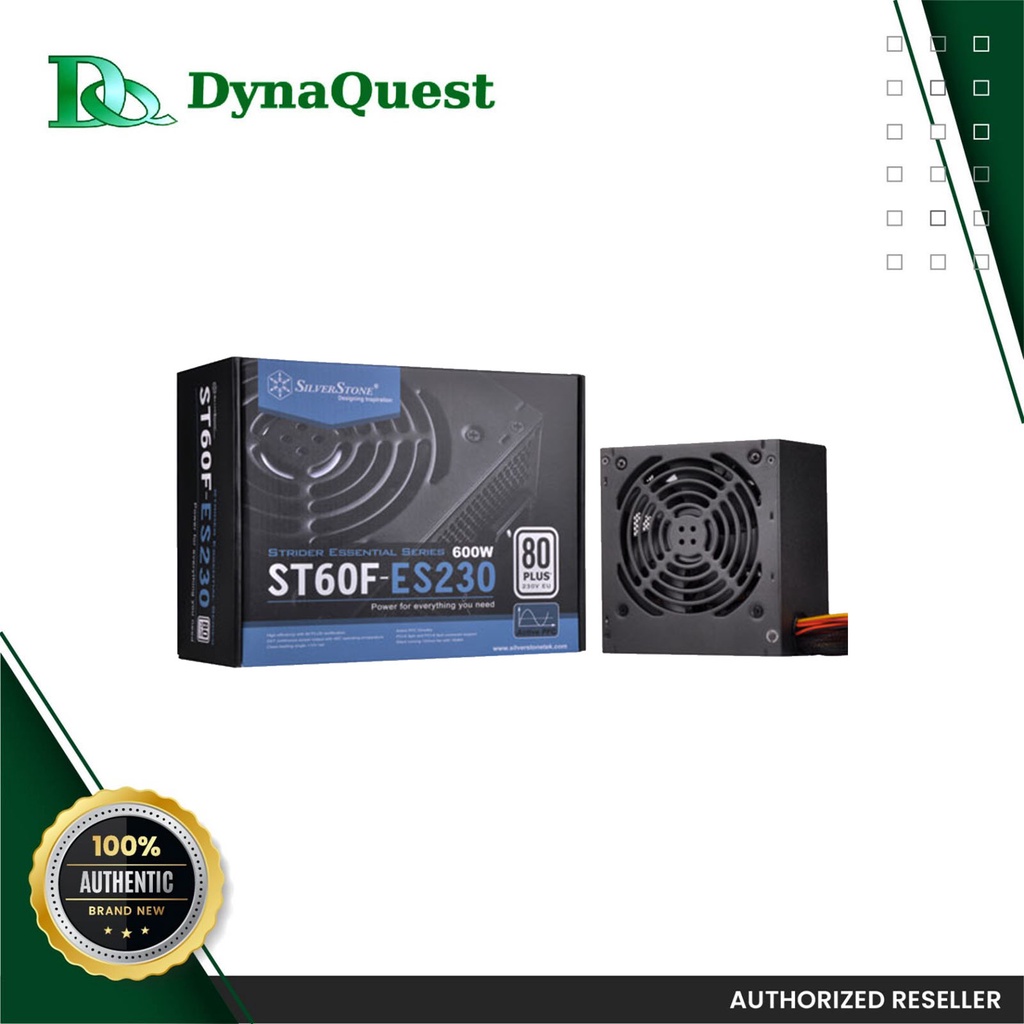Silverstone SST-ST60F-ES230 600Watts 80+ White Power Supply | Shopee ...
