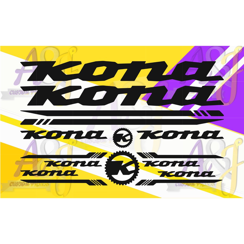 kona bicycle frame design stickers | Shopee Philippines