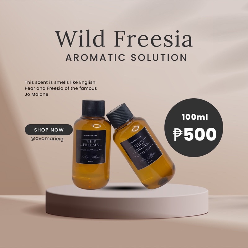 Ava Marie Wild Freesia Scent Aromatic Solution 100ml | Shopee Philippines