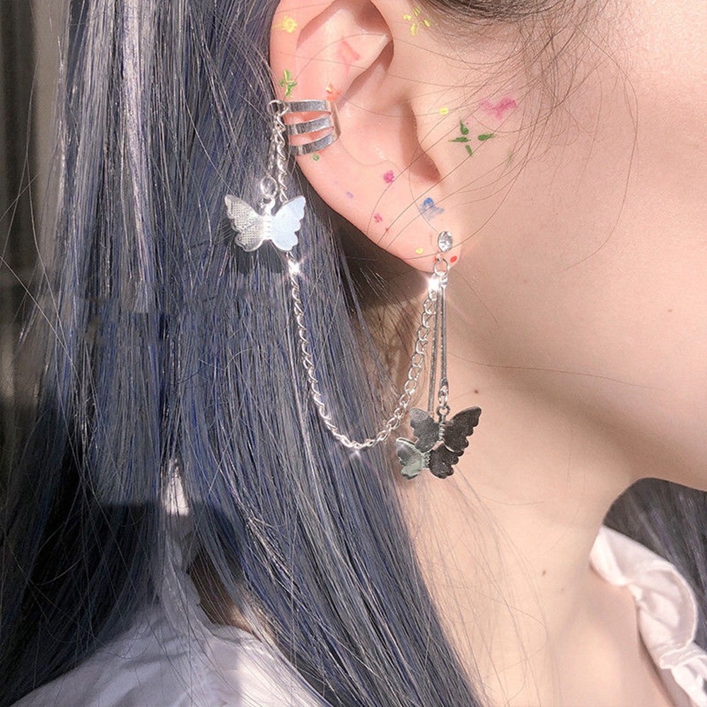1Pc Handsome Girl Butterfly Earrings Ear Bone Clip Super Fairy ...