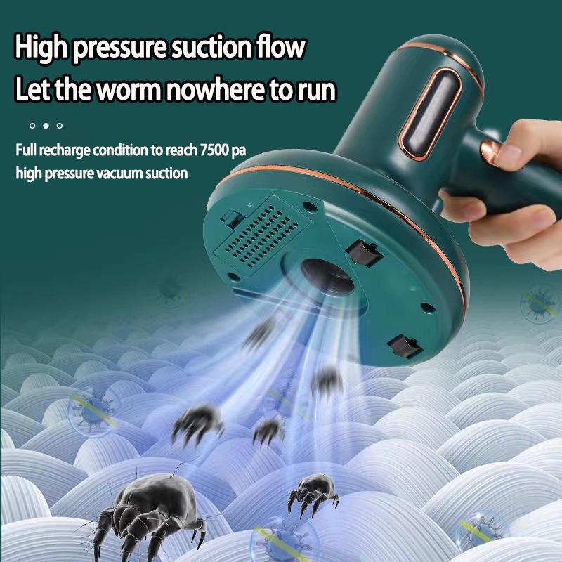 Handheld dust mite vacuum cleaner ultraviolet sterilization mite ...